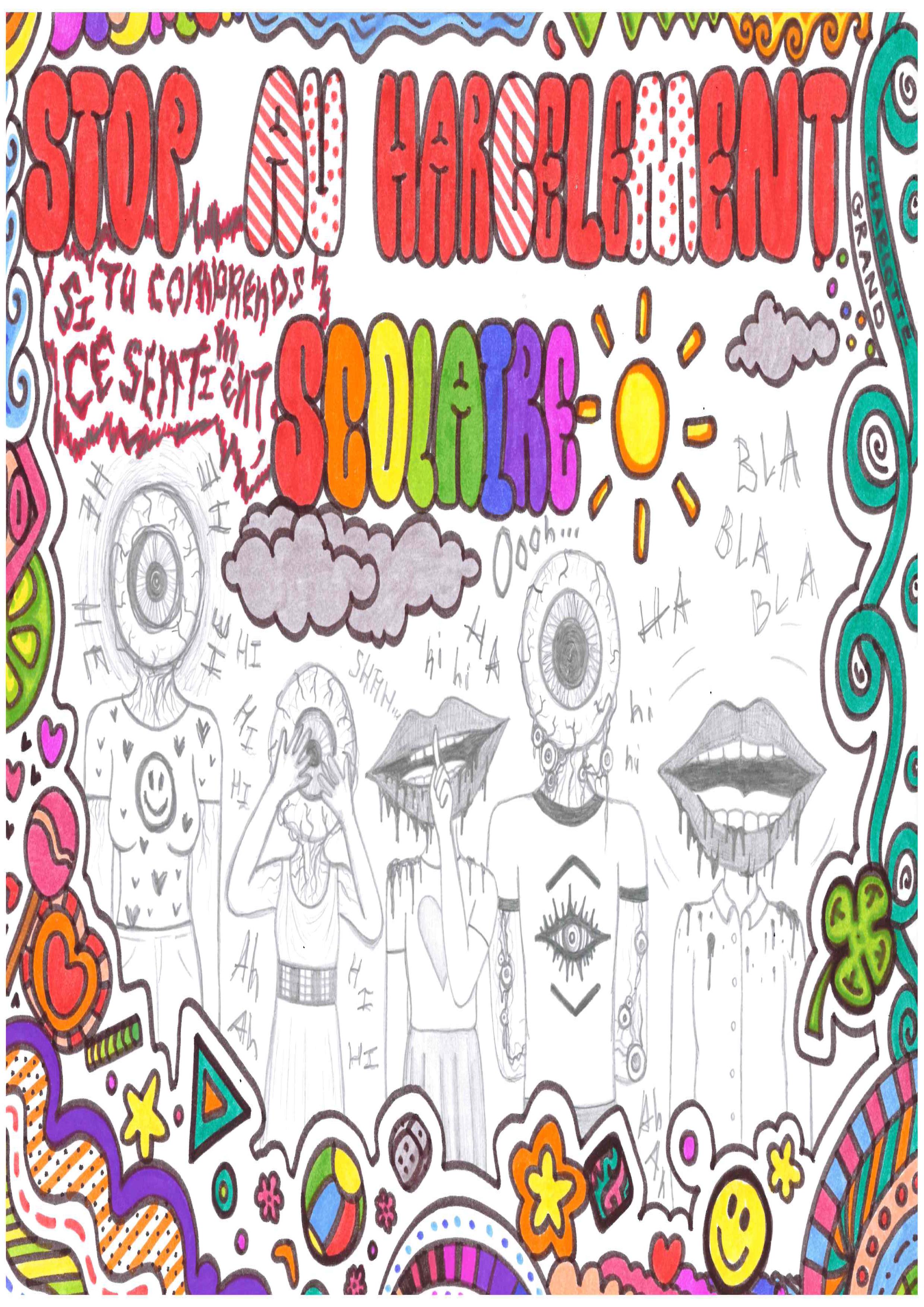 Concours d'affiche contre le harcèlement scolaire | Collège Champollion