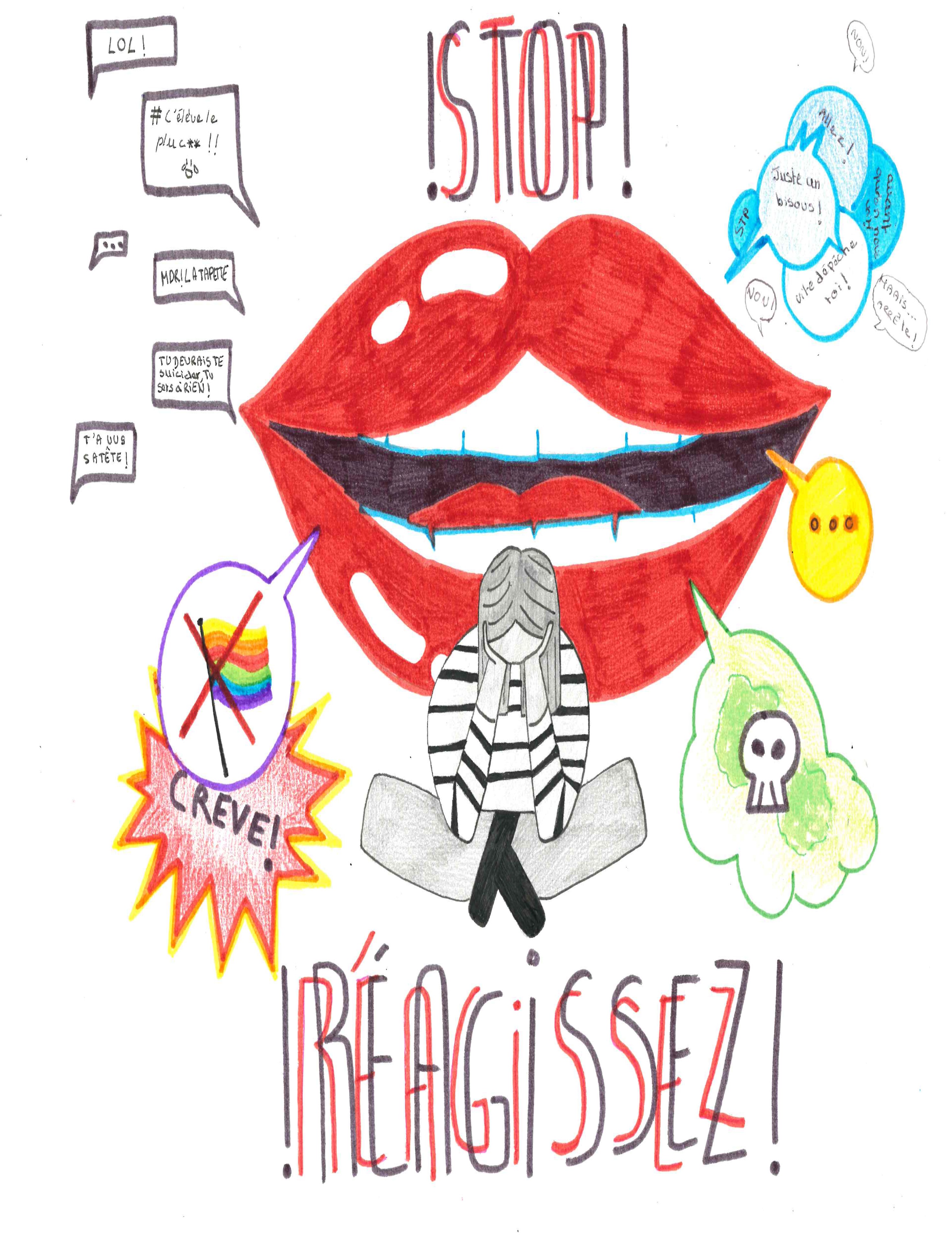 Concours d'affiche contre le harcèlement scolaire | Collège Champollion